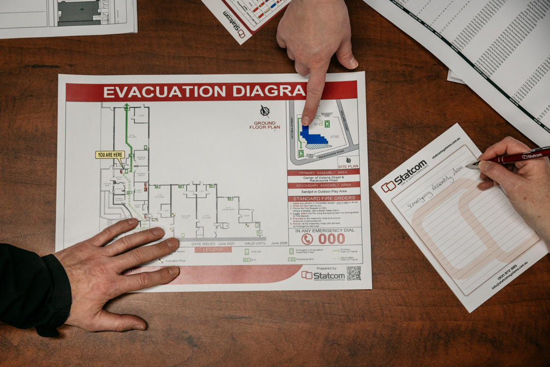 Evacuation Diagrams – Statcom Group